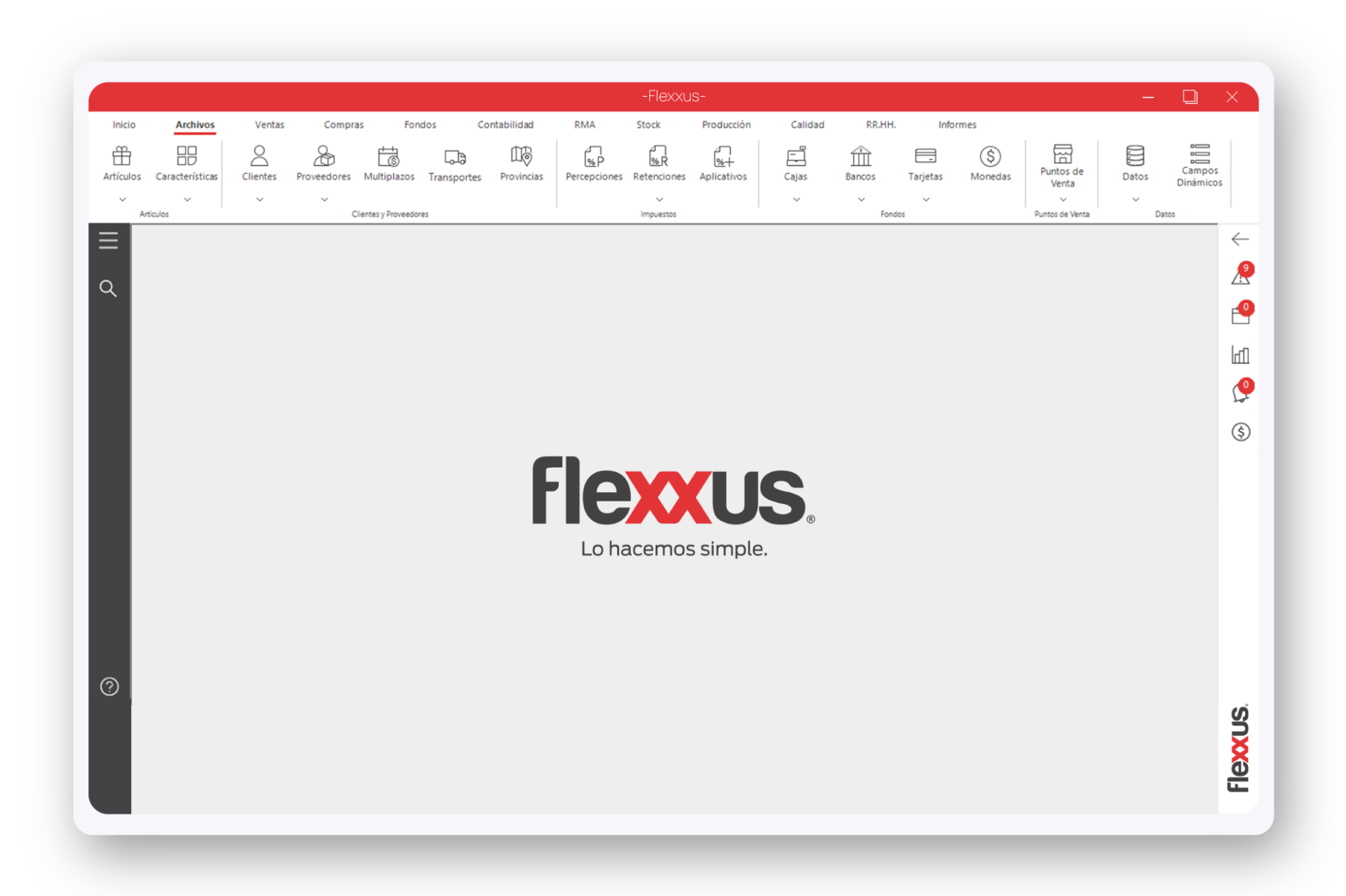 Software de Gestión ERP - Flexxus